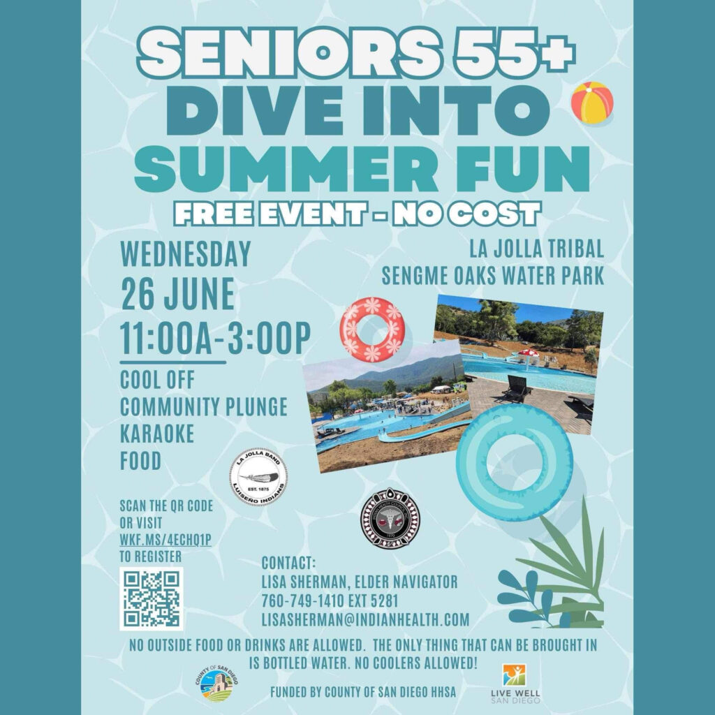 Seniors (55+) Summer Fun Event - Mesa Grande